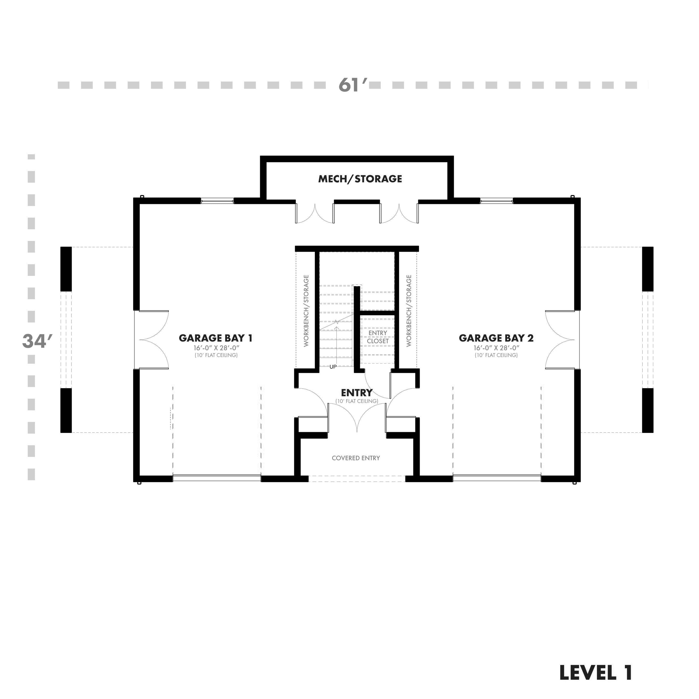 Modern Carriage House Plan