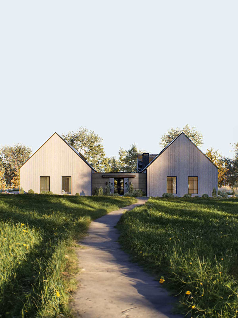 Modern Cottage House Plans and Farm House Plans - Prim Haus