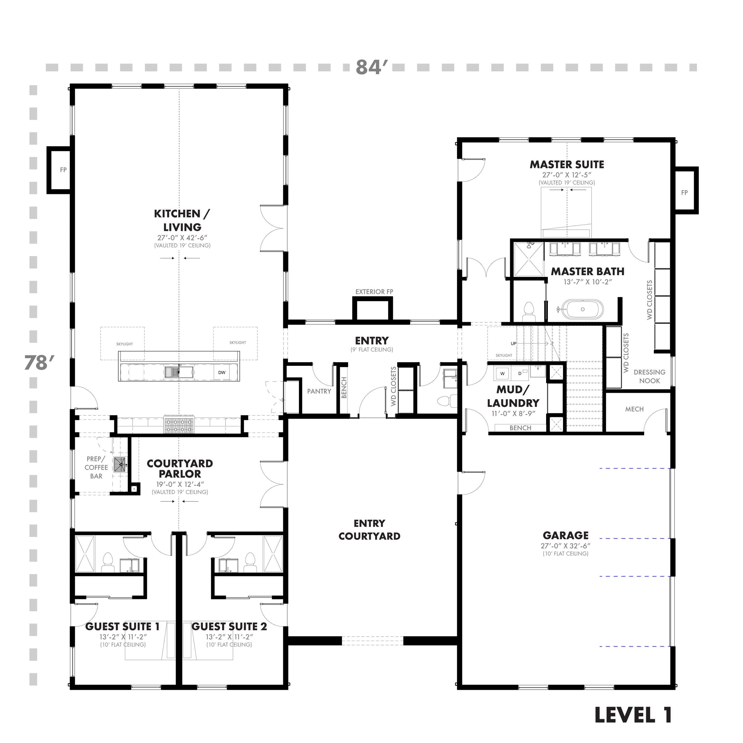 Modern Farmhouse with Loft - Farm & Country II House Plan