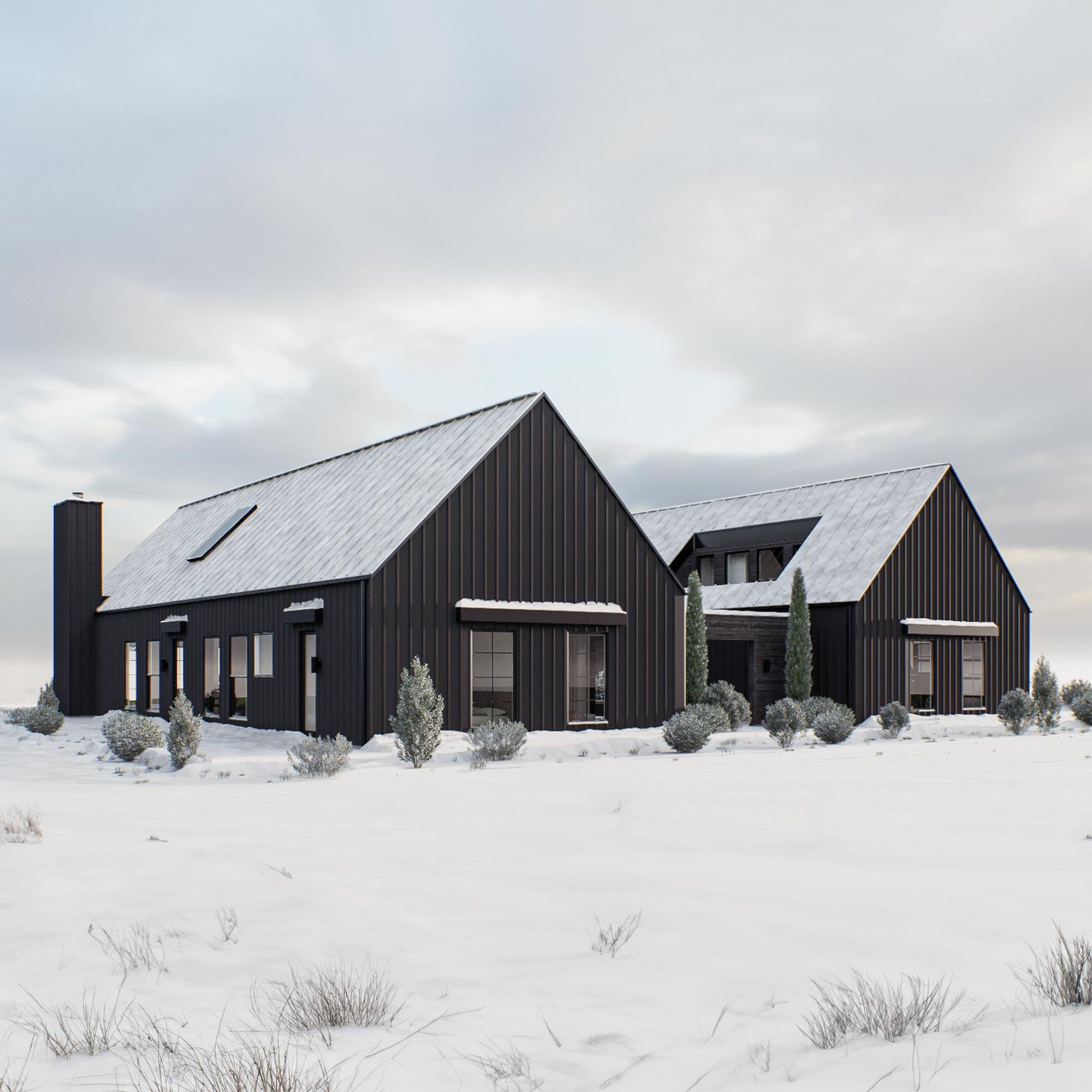 Modern Farmhouse with Loft - Farm & Country II House Plan