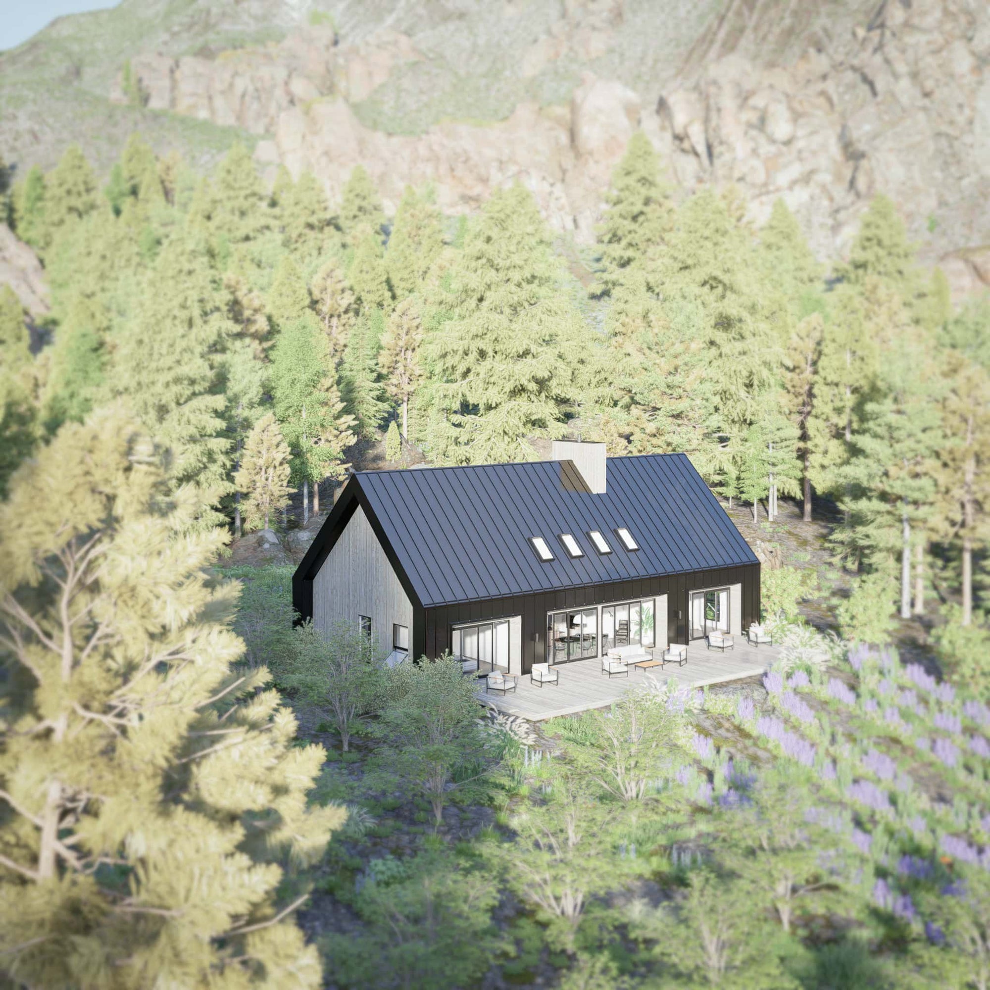 Mini Rambler House Plan